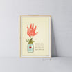 Handprint Art / Flower Jar / Keepsake Craft / Happy Mother's Day / Mom ...