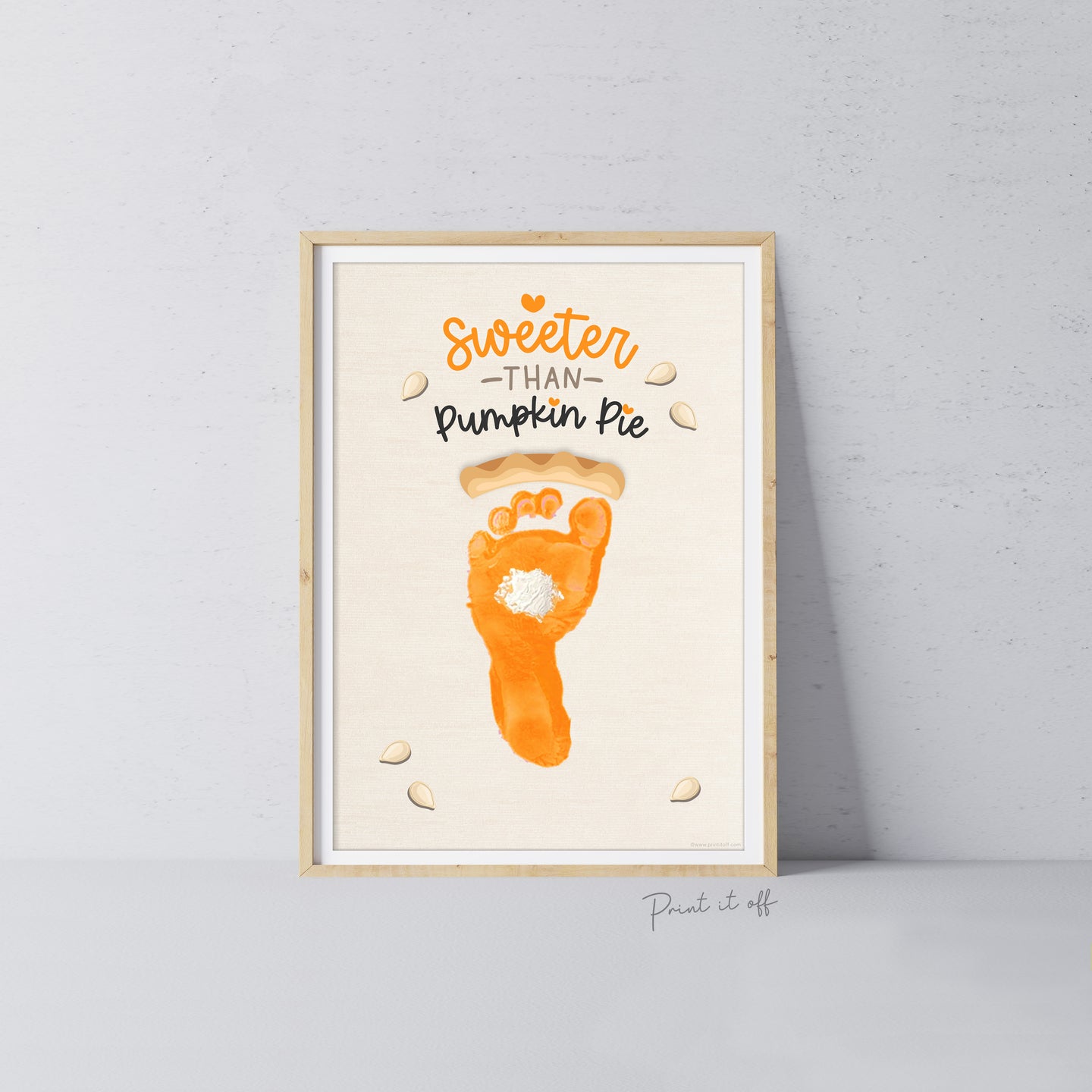 Fall + Thanksgiving Handprint & Footprint Art Craft