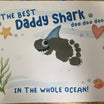 Daddy Shark Footprint Art Craft - Cutest gift for Dad – PRINT IT OFF