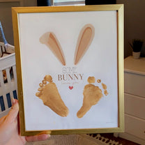 Some Bunny Loves You / Easter Feet / Footprint Handprint Art / Craft C ...