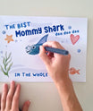 Best Mommy Shark / Footprint Handprint Art Craft Mom Mother's Day Birt ...