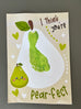 Think you're Pear-Fect Perfect / Handprint Footprint Art / Happy Valen ...