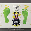 Witch Halloween Art Craft - Footprint Handprint Art PRINTABLE – PRINT ...
