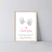 Happy Mother's Day I Love You / Footprint Handprint Feet Foot Art Craf ...