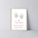Happy Mother's Day I Love You / Footprint Handprint Feet Foot Art Craf ...
