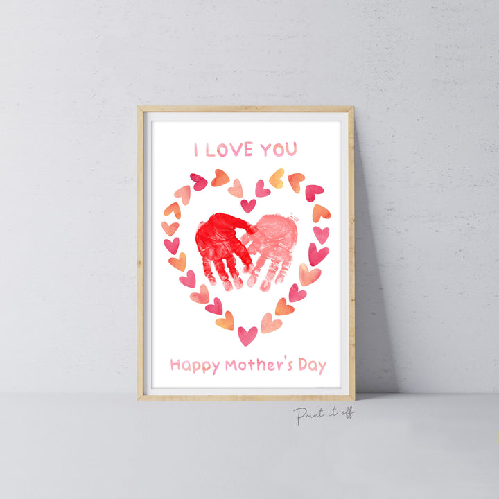 Mother's Day + Mom/Mum - Handprint & Footprint Art Craft – PRINT IT OFF