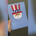 Uncle Sam Handprint Art / Craft Activity Card / Happy 4th of July Inde ...