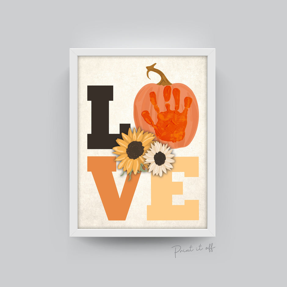 Fall + Thanksgiving Handprint & Footprint Art Craft – PRINT IT OFF