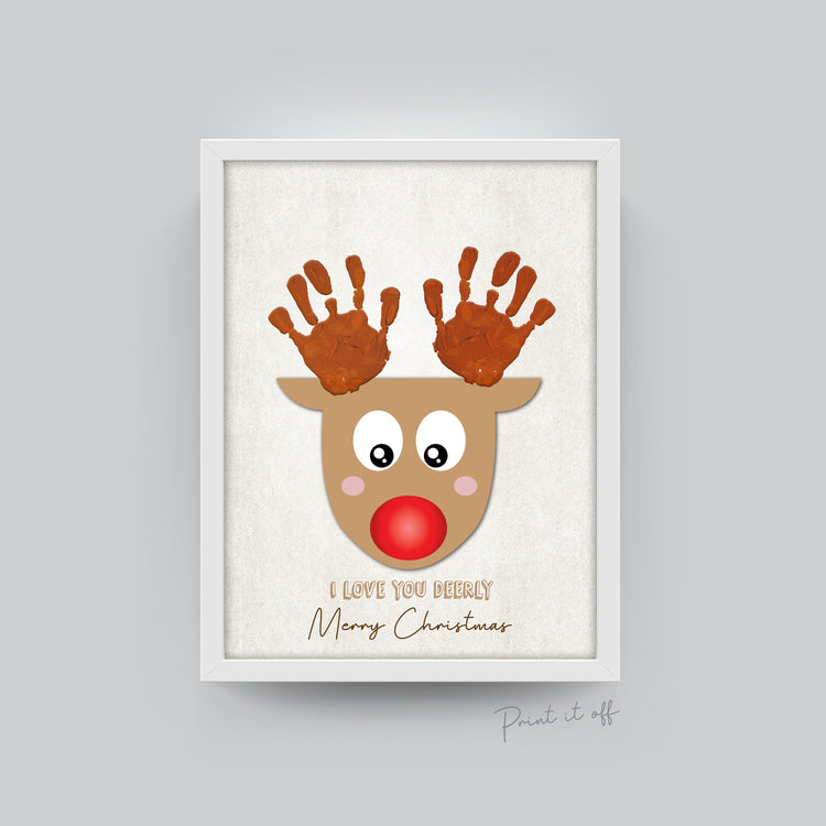 Christmas Handprint & Footprint Art