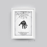 Halloween Spider Hand Handprint Footprint Art Craft / Kids Toddler Bab ...