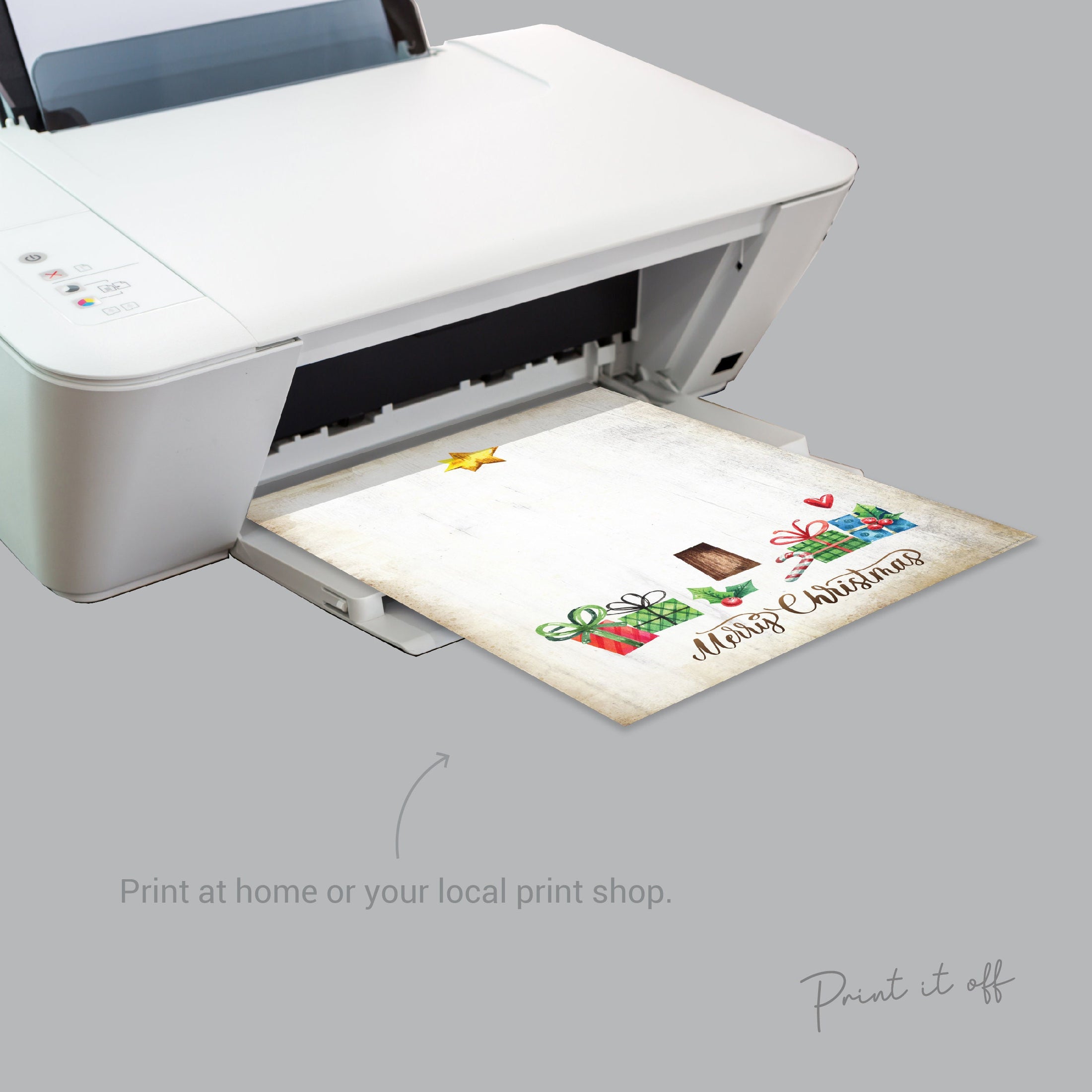 Merry Christmas Tree – PRINT IT OFF