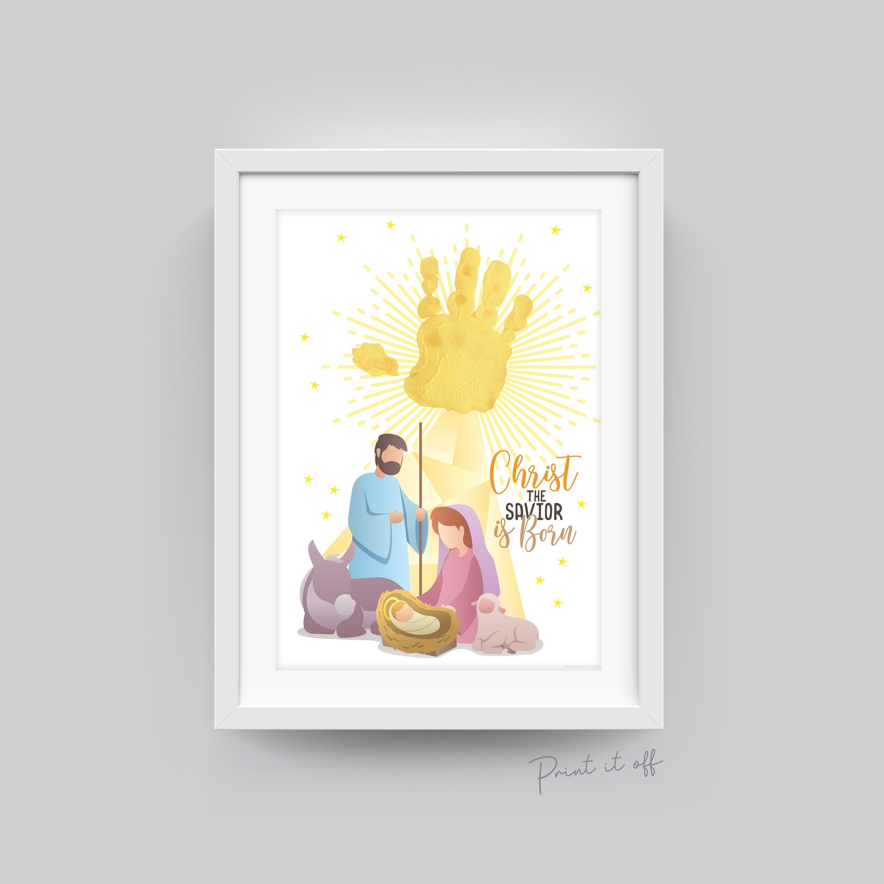 Christ is Born – PRINT IT OFF