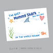 Best Mommy Shark / Footprint Handprint Art Craft Mom Mother's Day Birt ...