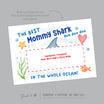Best Mommy Shark / Footprint Handprint Art Craft Mom Mother's Day Birt ...