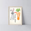 Bunny Carrot / Footprint Handprint Hand Feet Foot Art Craft / Happy Ea ...